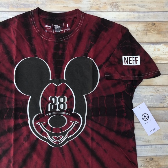 Neff | Shirts | Disney Collection By Neff Tie Dye Mickey Mouse Tee ...